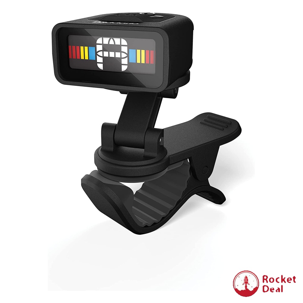D'Addario Guitar Tuner - Micro Headstock Tuner - Tuner for Acoustic ...