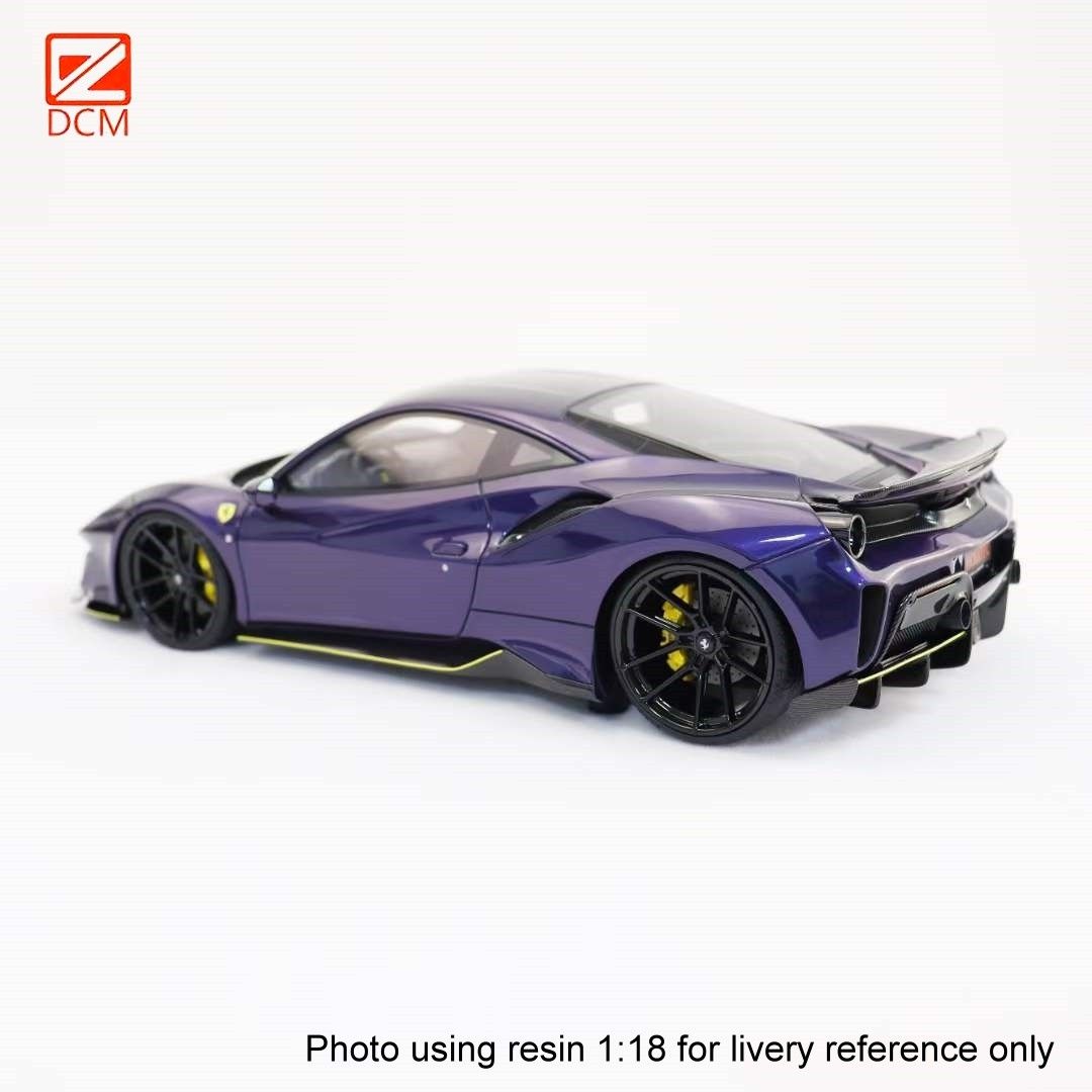 DCM 1:64合金模型！Novitec改装版，488 Pista。首批3色預售中，Standard Red原廠红 ／ Candy Red糖果 ...