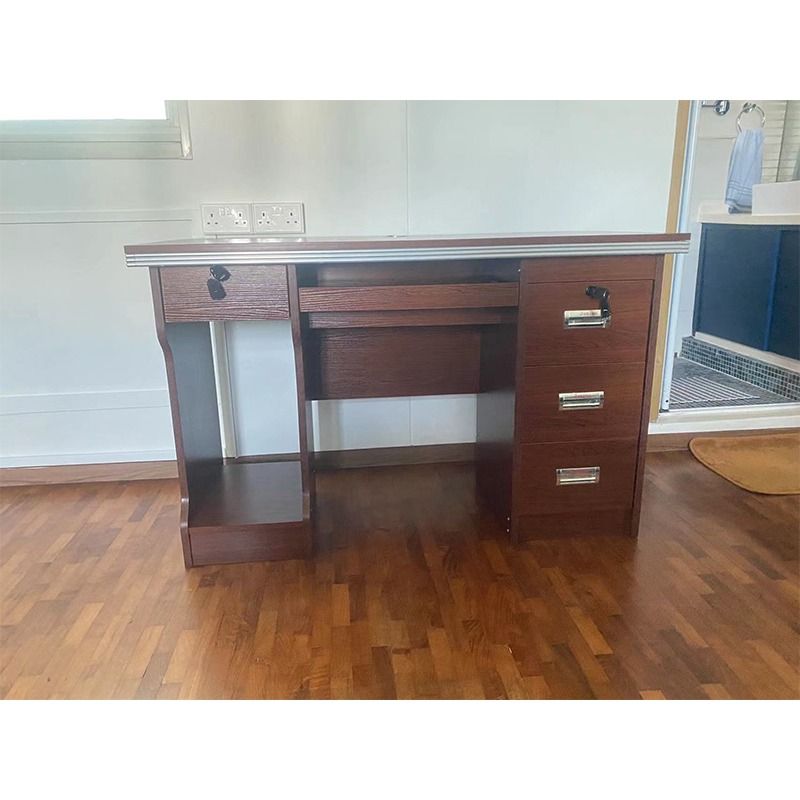 Desktop computer desk Home office desk and chair combination simple ...