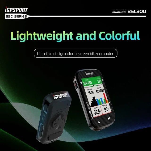 iGPSPORT BSC300 GPS Cycling Computer , Free Igpsport M80 Out-front Bike Mount, 運動產品, 單車及配件, 單車 ...