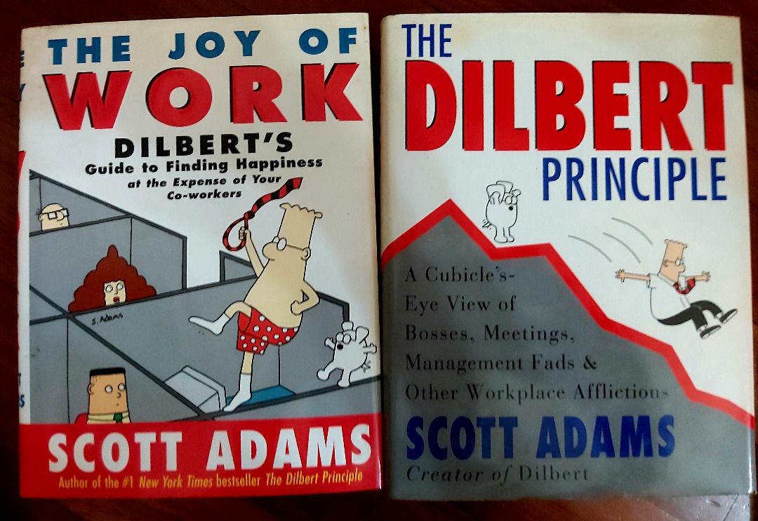 Dilbert comics by Scott Adams hard cover, Hobbies & Toys, Books ...
