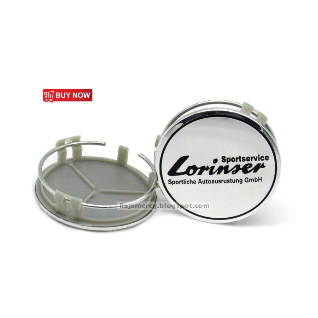 Dop Velg Logo Lorinser Chrome Ukuran 75mm, Aksesoris Mobil di Carousell