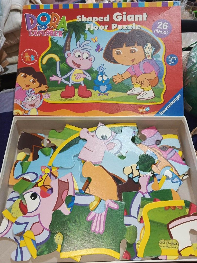 DORA THE EXPLORER shaped giant floor puzzle on Carousell