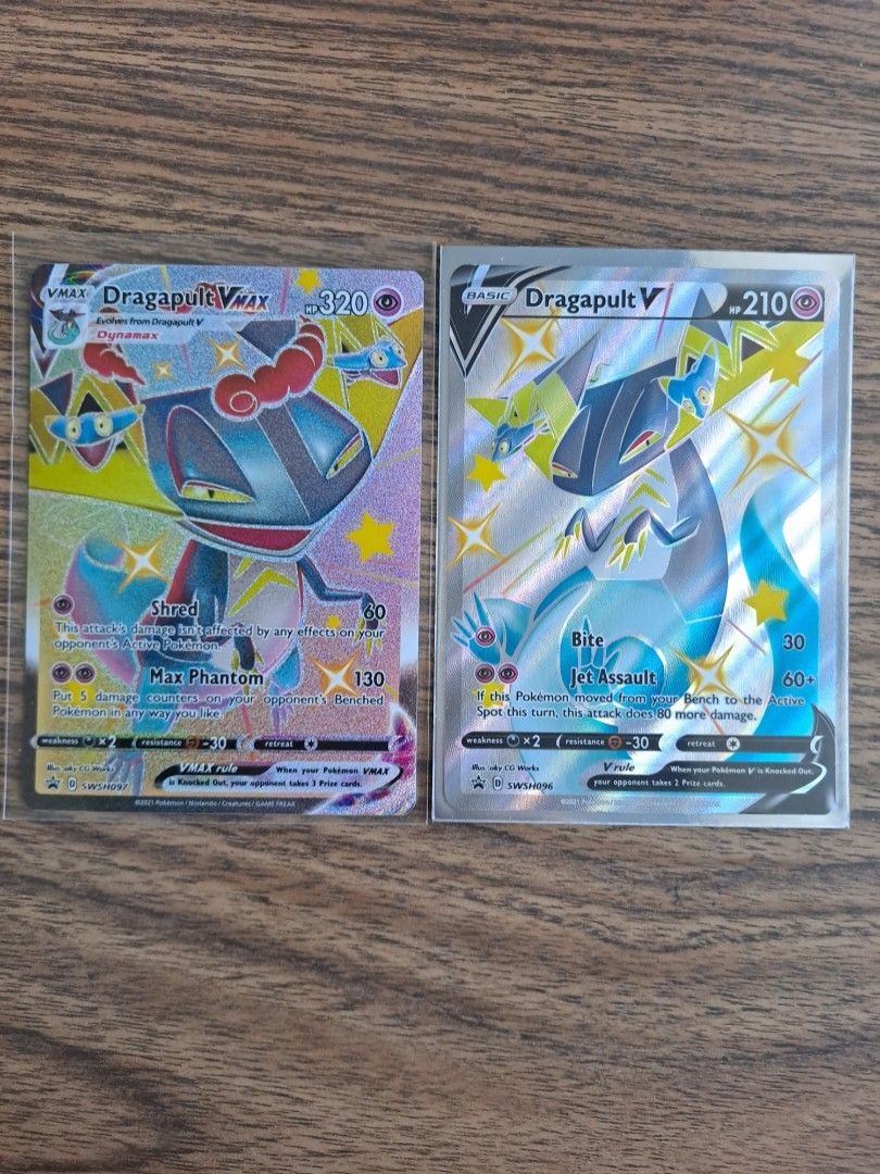 Dragapult V Vmax Shiny Shining Fates Pokemon Card, Hobbies & Toys, Toys ...