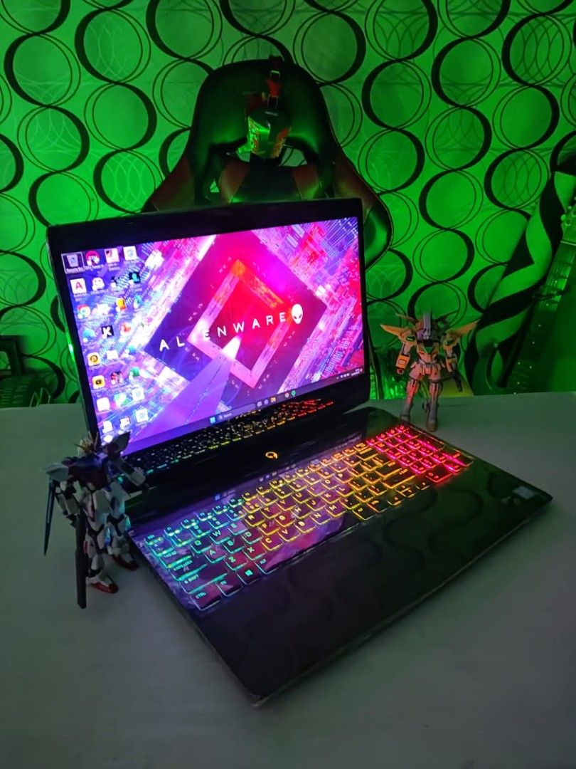 [DUAL SSD] Laptop Gaming Desain Alienware M15-Pro Core i7-8750 RAM 16GB ...