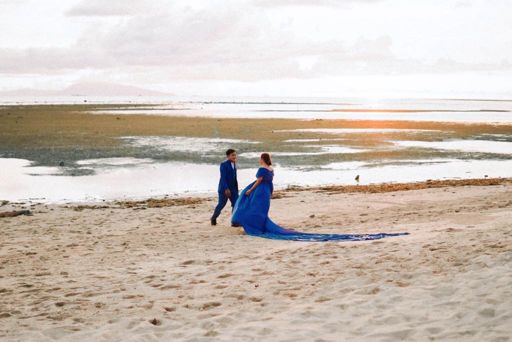 DUSTY BLUE INFINITY DRESS - LONG TRAIL, Women's Fashion, Dresses & Sets ...