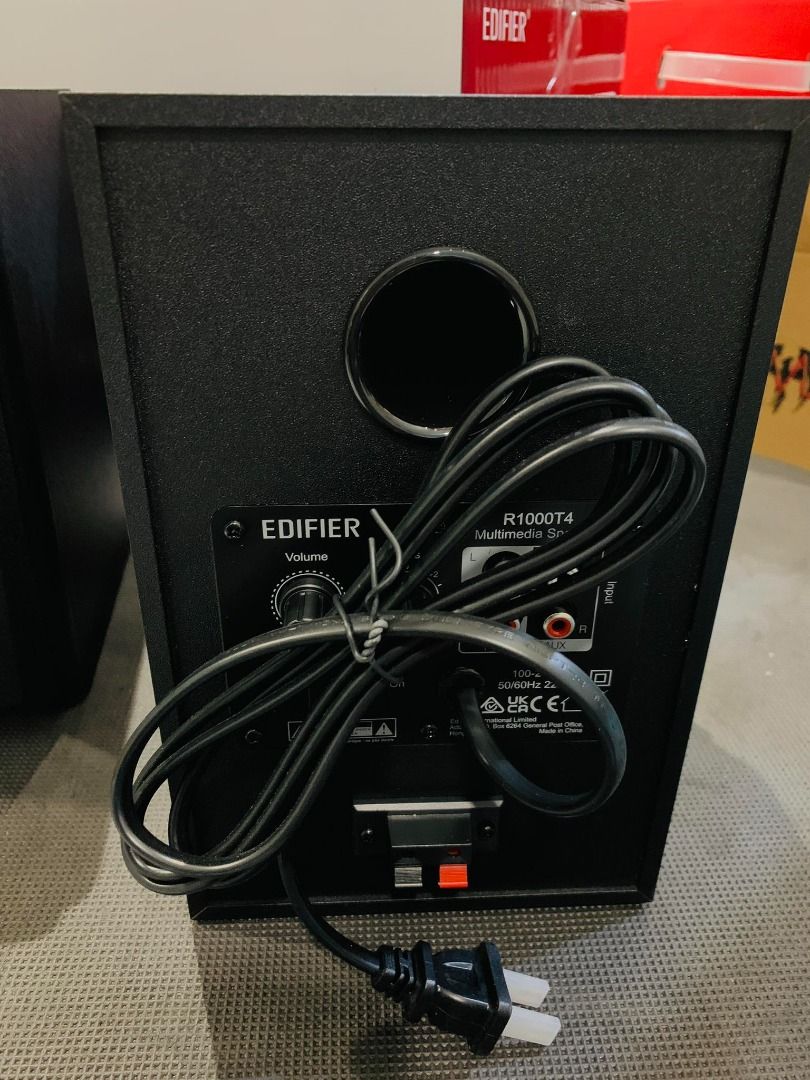 Edifier R1000T4 Multimedia Bookshelf Speaker Black, Audio, Soundbars ...