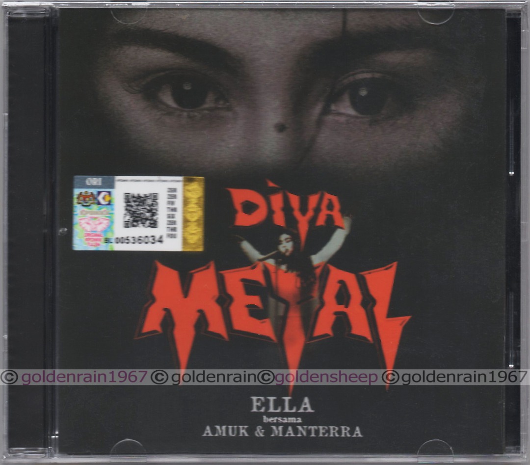 ELLA (bersama AMUK & MANTERRA) - Diva Metal 2023 EMI UNIVERSAL MUSIC CD ...