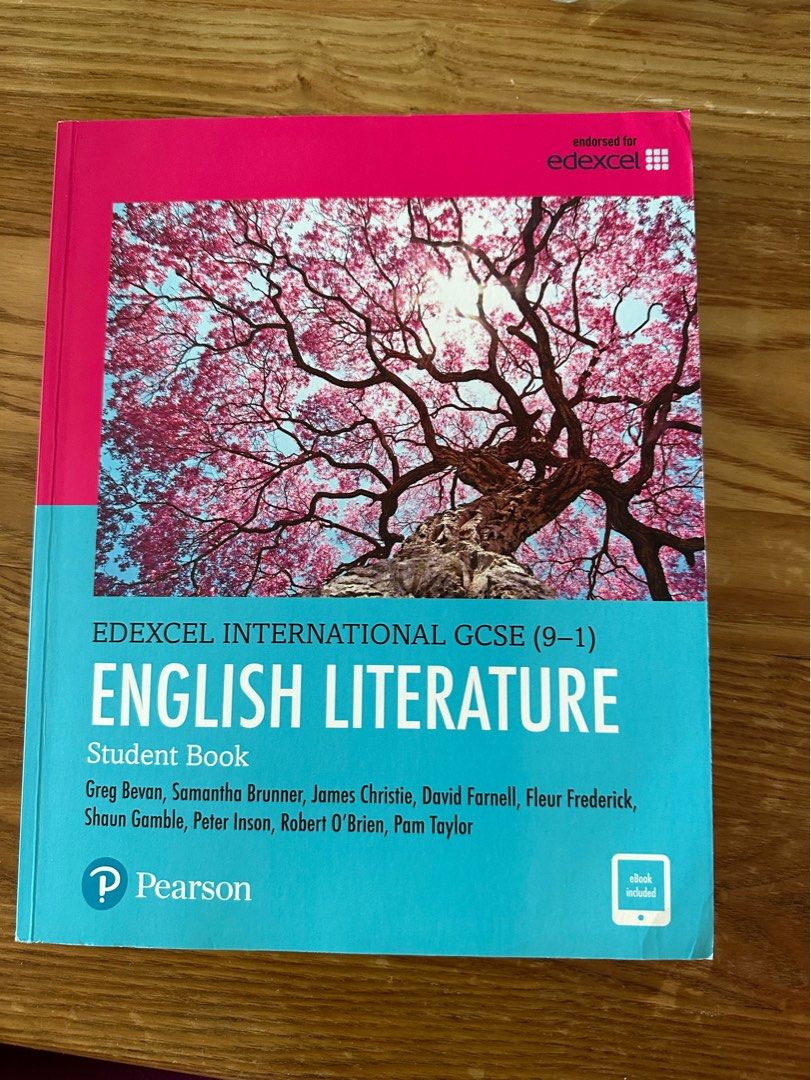 English Literature IGCSE pearson student book, 興趣及遊戲, 書本 & 文具, 教科書 ...