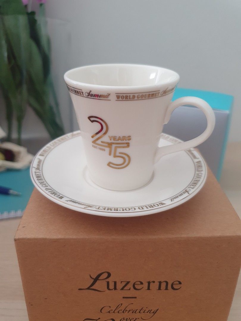 Espresso cup - Luzerne 25 years, Furniture & Home Living, Kitchenware ...