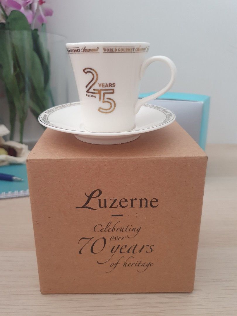 Espresso cup - Luzerne 25 years, Furniture & Home Living, Kitchenware ...