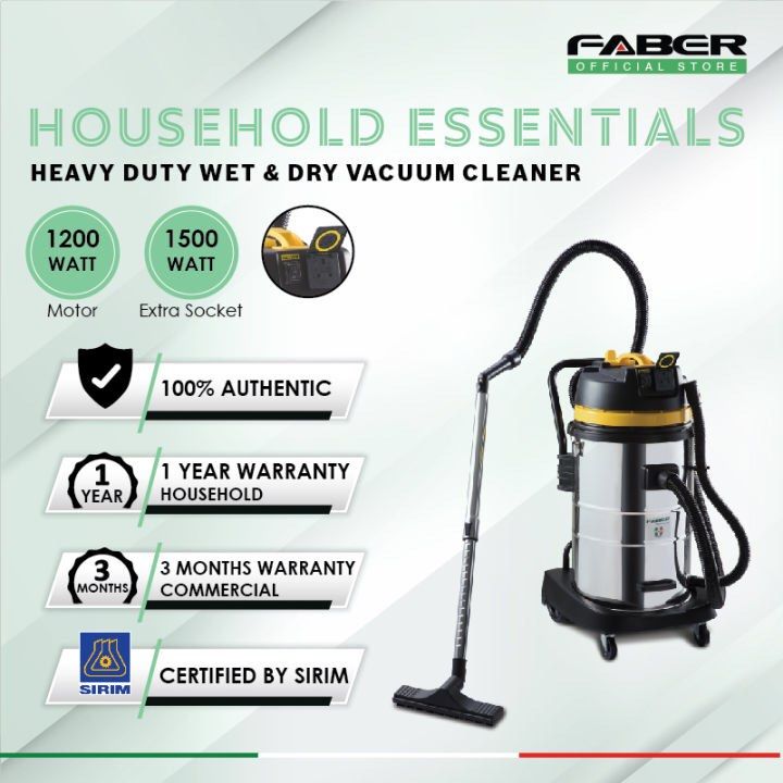FABER WET & DRY VACUUM CLEANER BLIZZARD FVC-WD 650, TV & Home ...