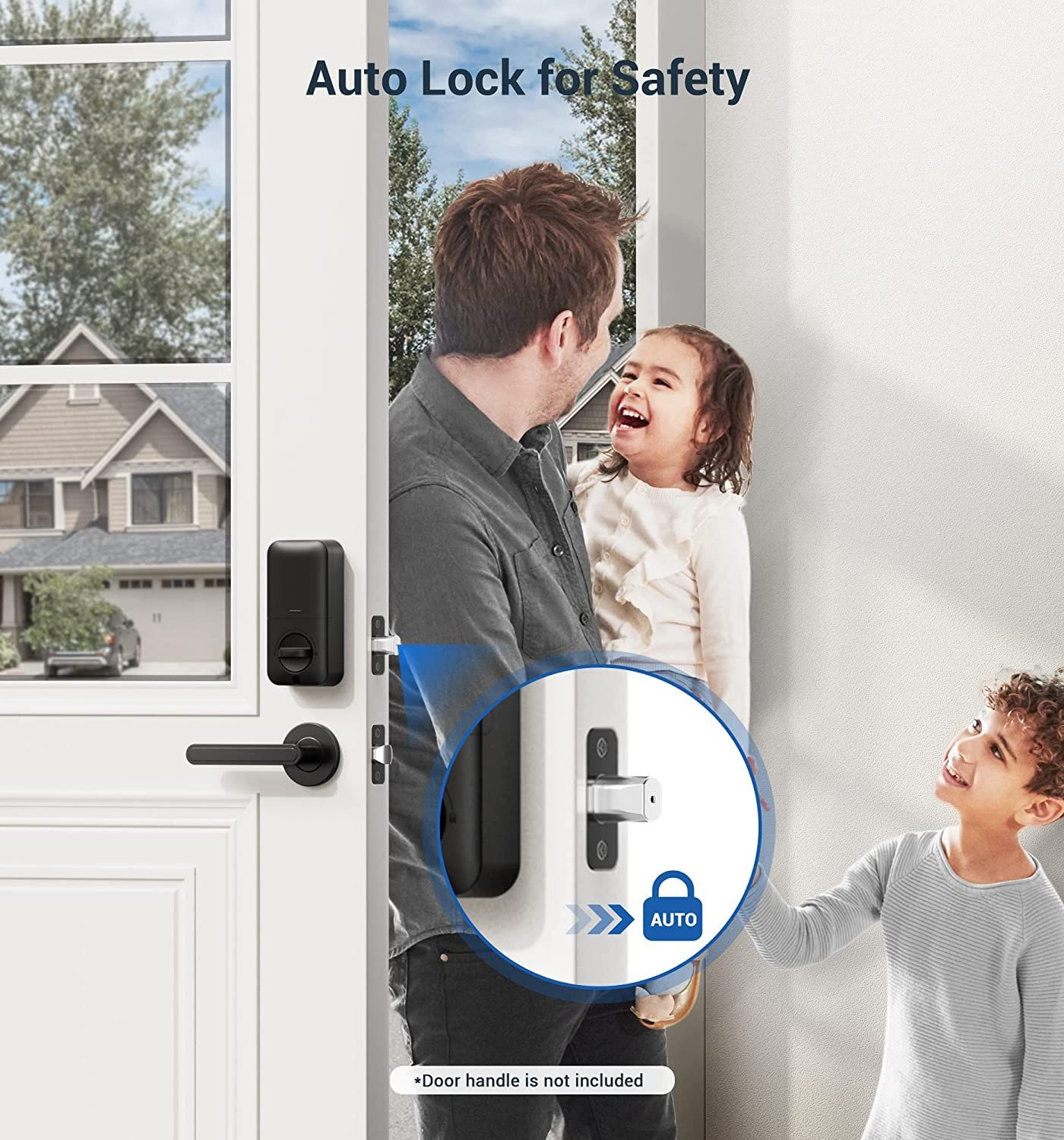 Fingerprint Door Lock, Veise Keyless Entry Door Lock, Electronic Keypad ...