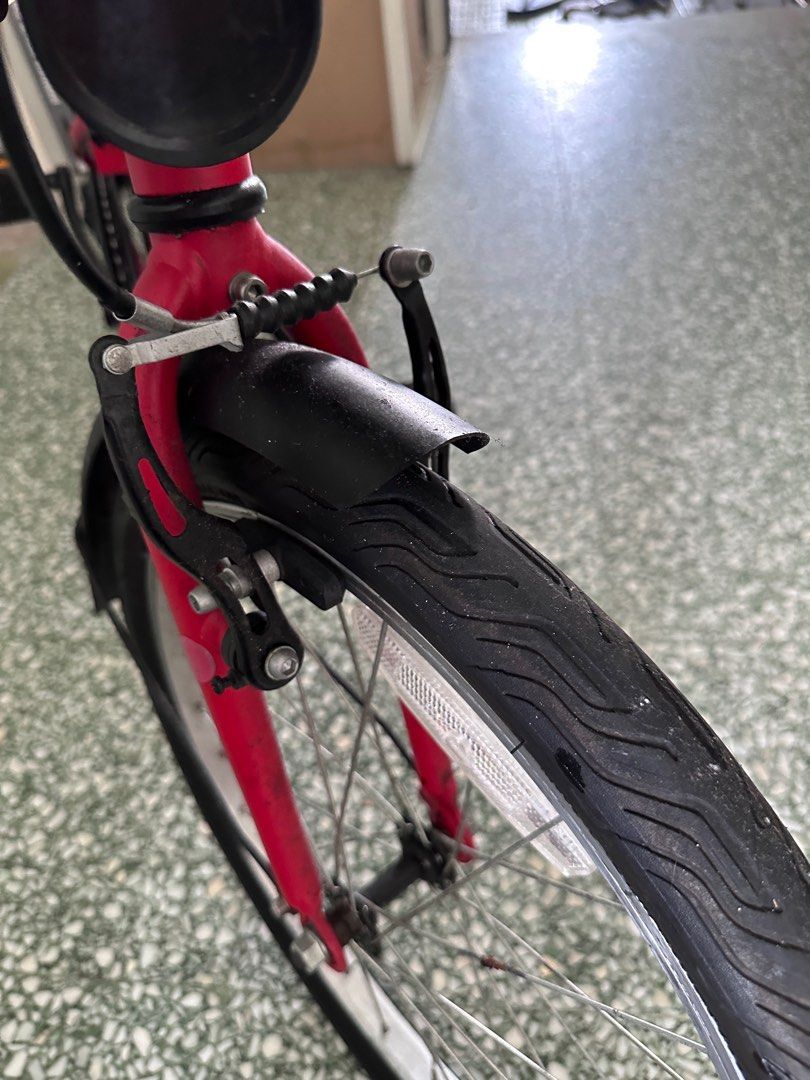 Folding Bike Tilt 120 20in 6sp - Red Orange, Sports Equipment, Bicycles ...