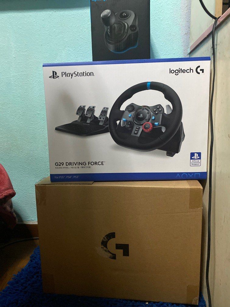 G29 logitech full set with box, Video Gaming, Video Game Consoles ...