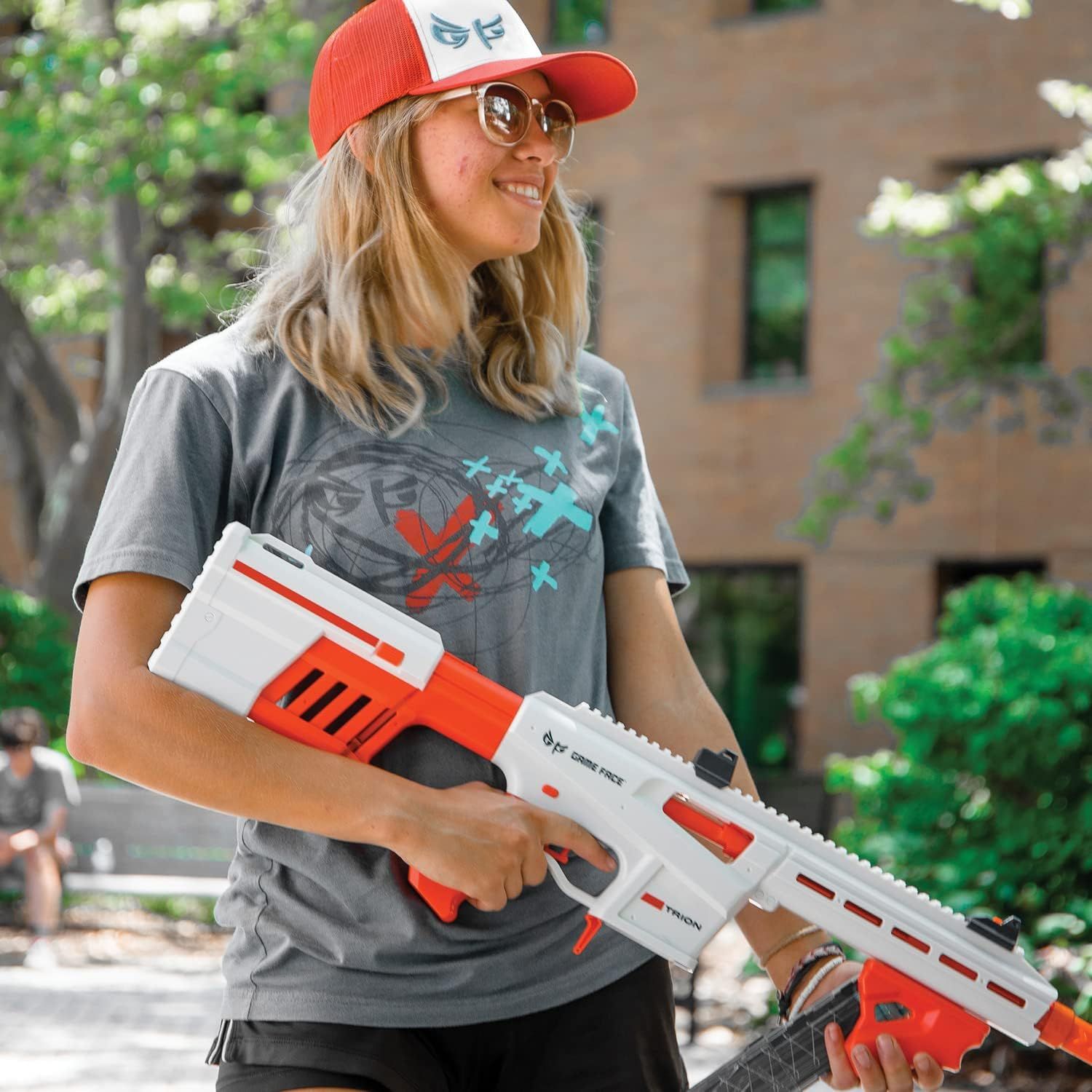 Game Face GFTBR Trion Competition-Level Spring-Powered Foam Dart ...