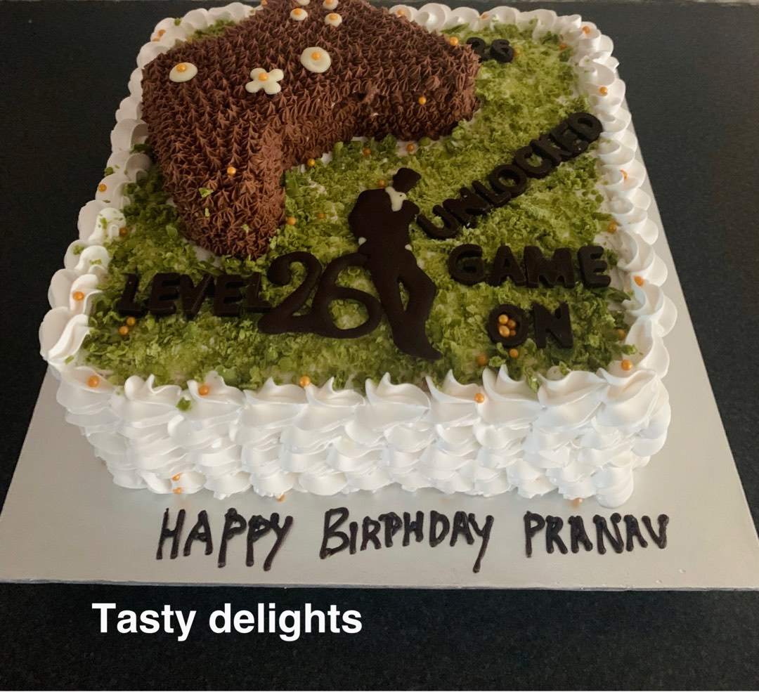 Gaming Cake,Gamer Cake,Videogame Cake,Playstation Cake,Eggless Vanilla ...