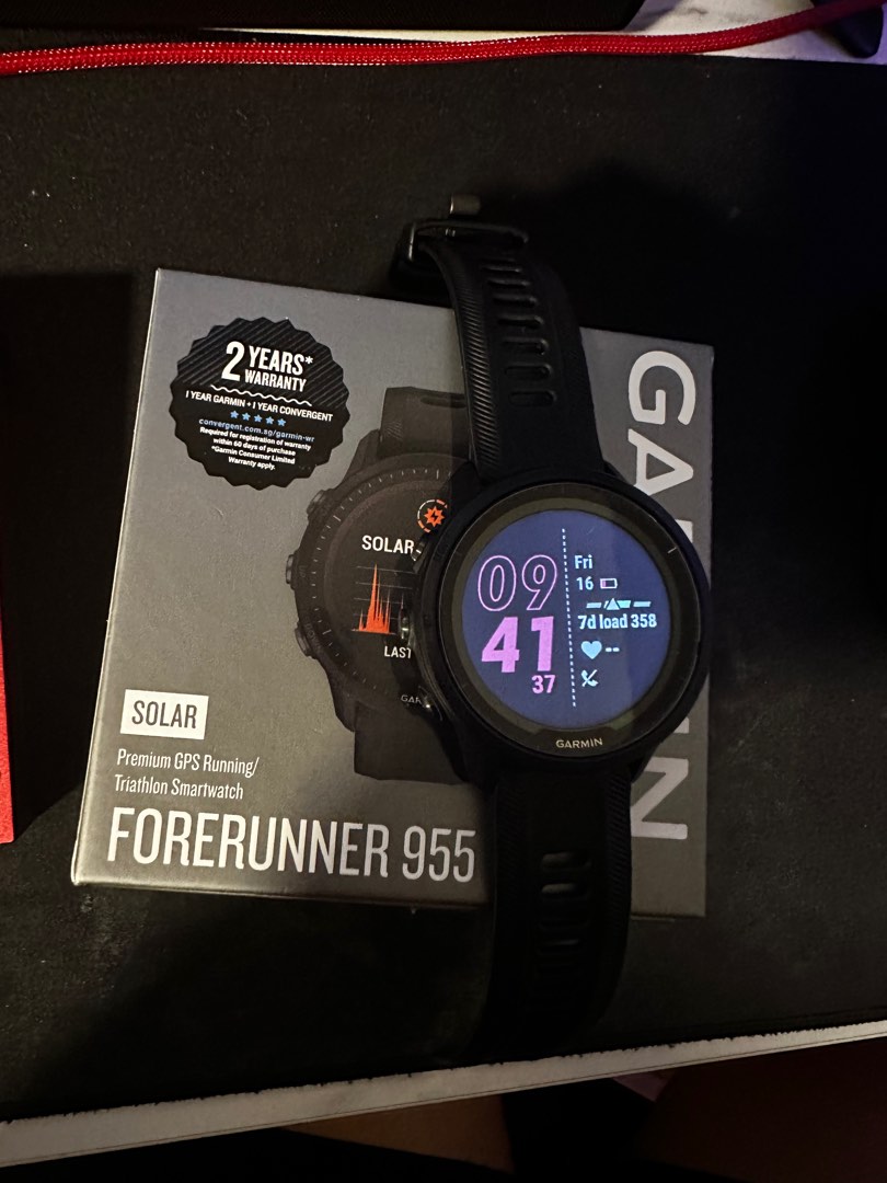 Garmin Forerunner 955 Solar, Mobile Phones & Gadgets, Wearables & Smart ...