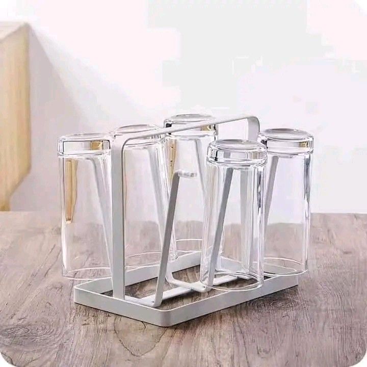 Glass Cup Rack Draining Drying Water Mug Draining Drying Organizer ...