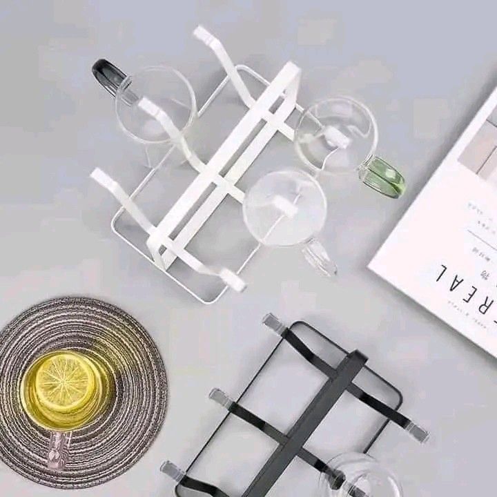 Glass Cup Rack Draining Drying Water Mug Draining Drying Organizer ...