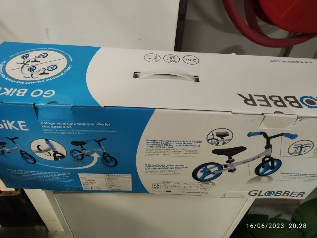 Globber go bike, Sports Equipment, Bicycles & Parts, Bicycles on Carousell