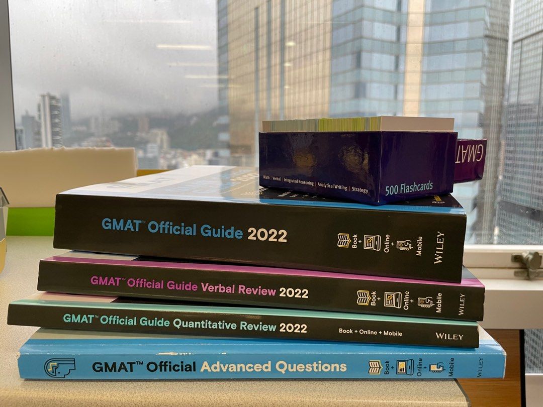 GMAT 2022 full set + advanced qs + flashcards, 興趣及遊戲, 書本 & 文具, 教科書 - Carousell