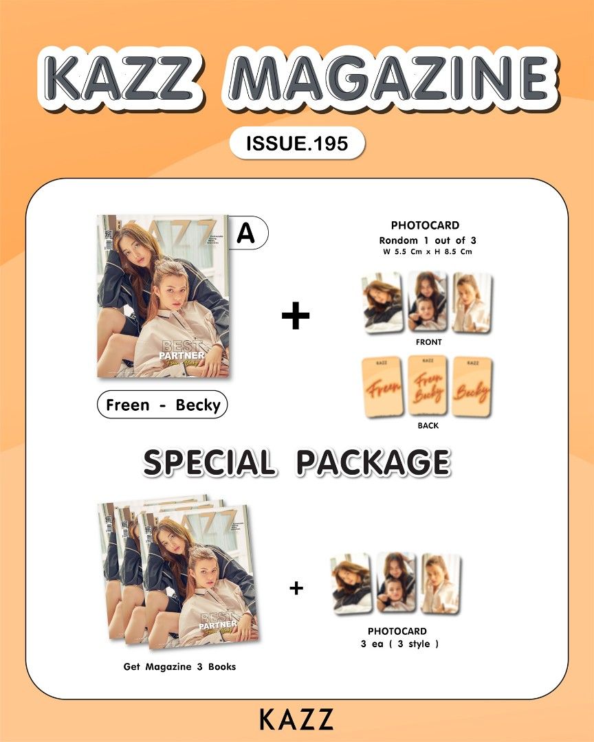 [UNSEALED] FreenBecky KAZZ Magazine Issue 195, Hobbies & Toys, Memorabilia & Collectibles, Fan ...