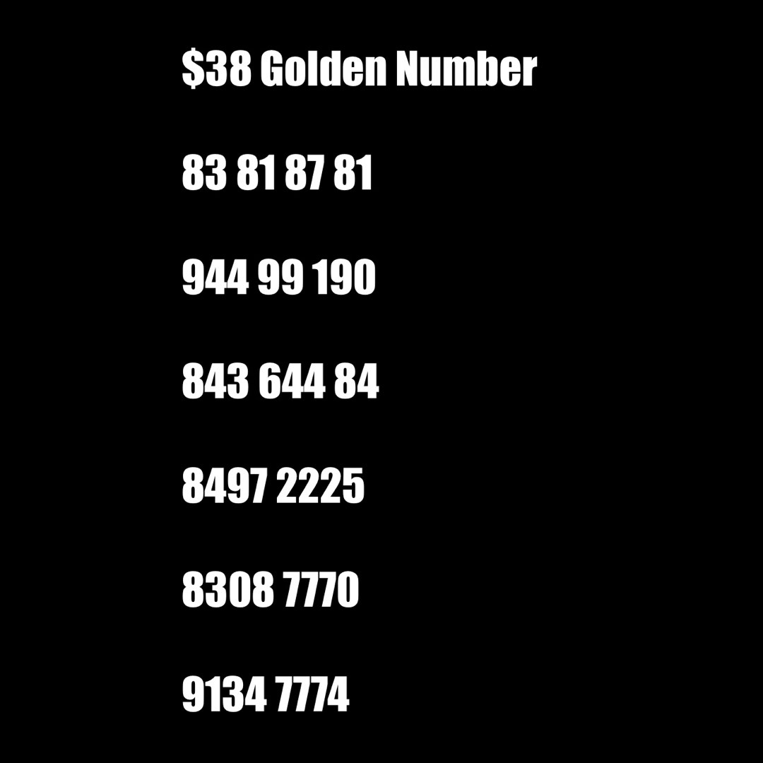 Golden Number, Mobile Phones & Gadgets, Mobile & Gadget Accessories ...