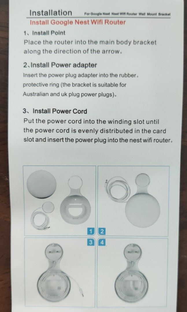 Google Nest Router Wall Hanger, Computers & Tech, Parts & Accessories ...
