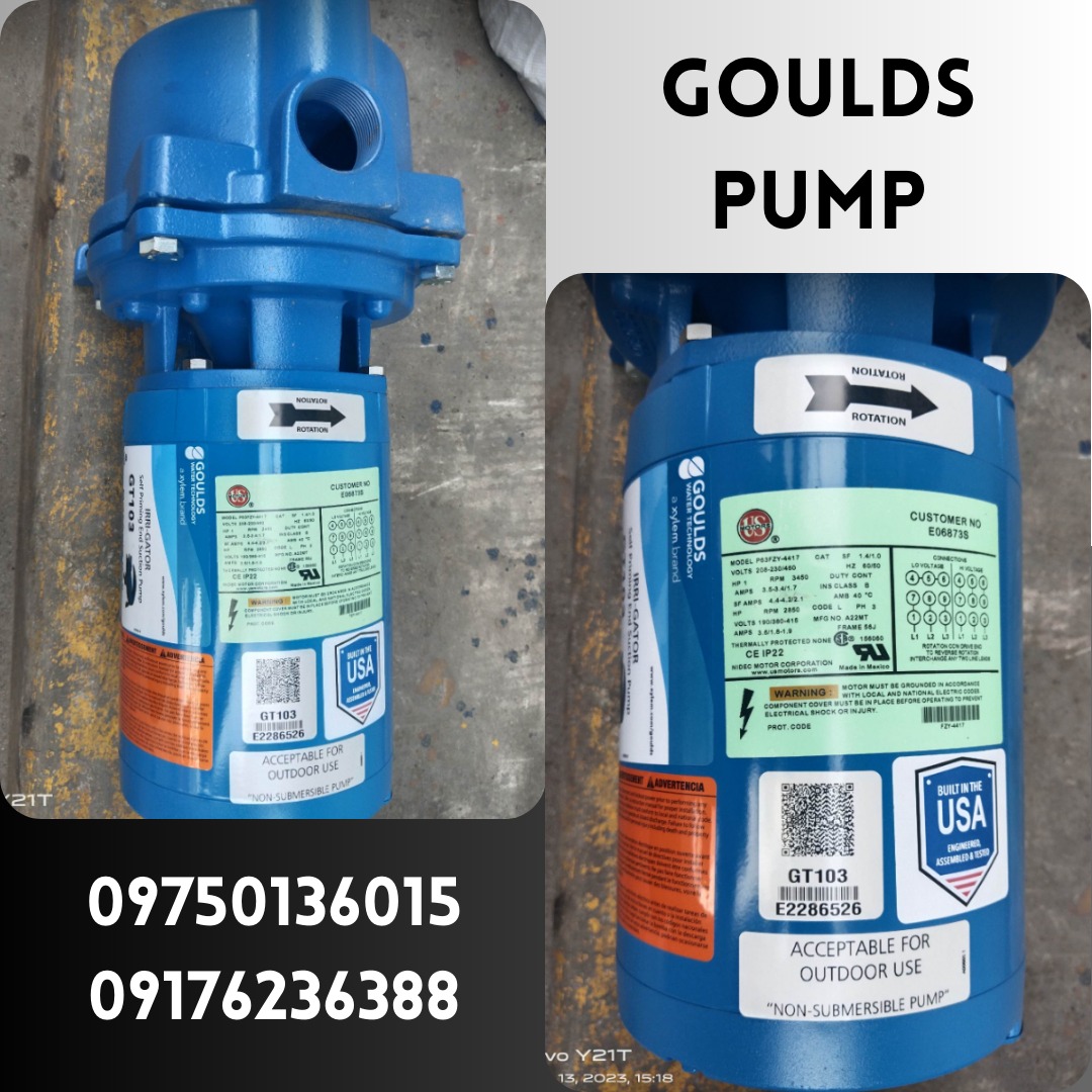 Goulds Pump, Commercial & Industrial, Industrial Equipment on Carousell