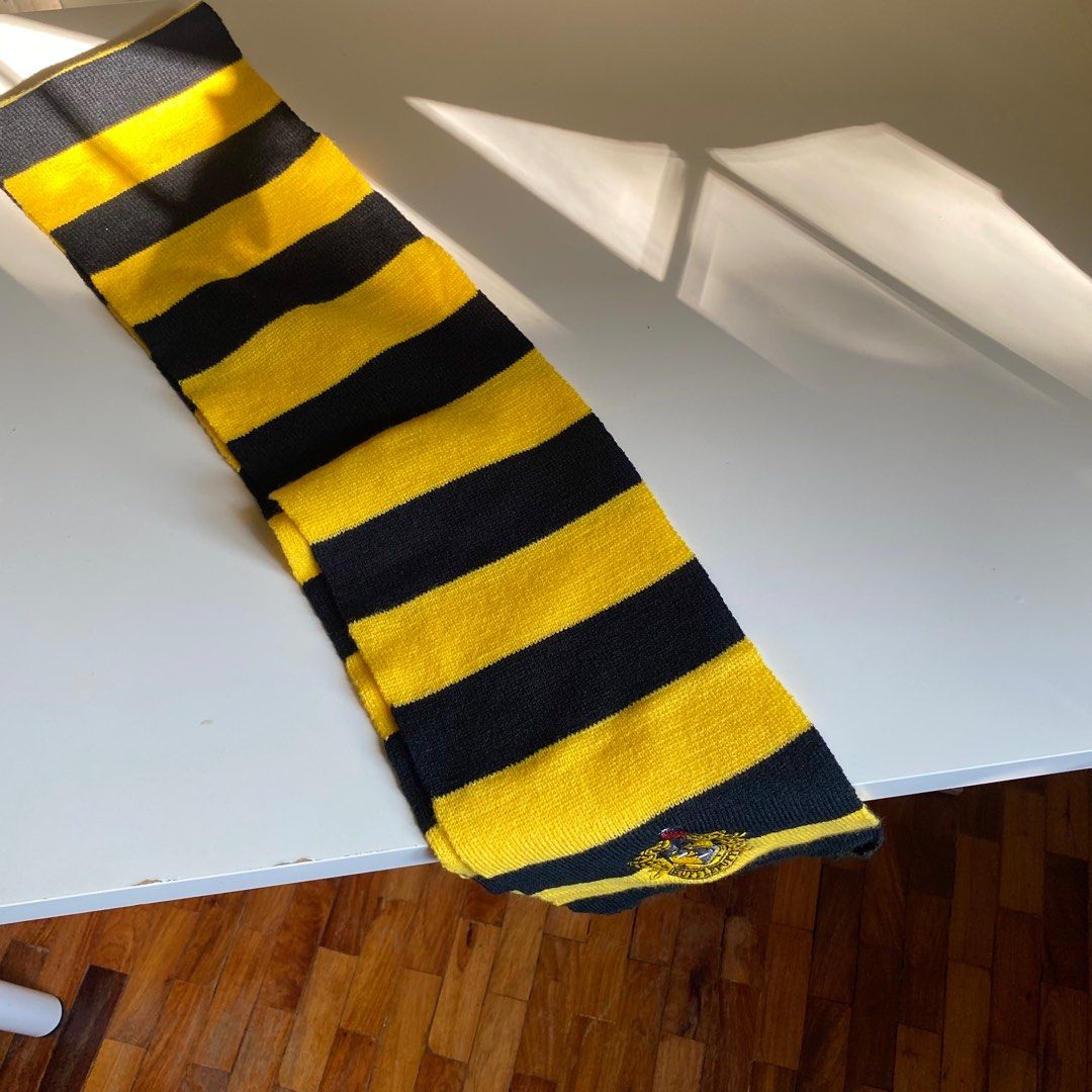 Harry Potter Hufflepuff Scarf, Women's Fashion, Watches & Accessories ...