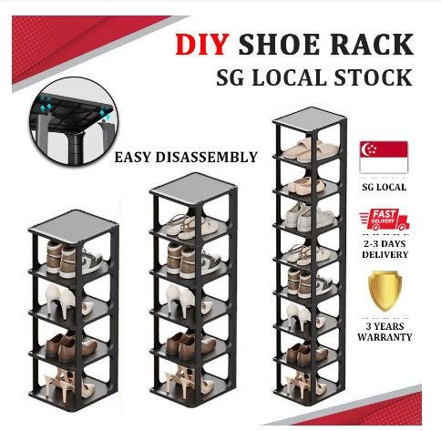Hdb Bto Shoe Rack Shoe Cabinet Furniture Narrow Shoe Storage DIY Shoe ...