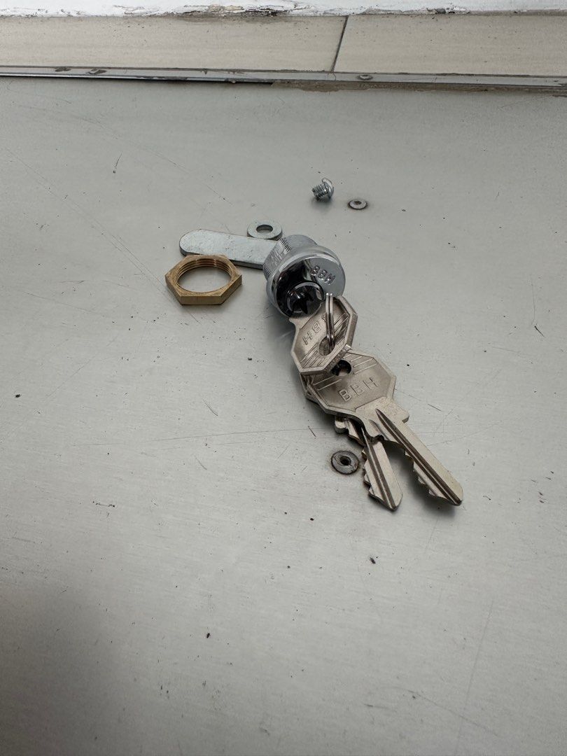 HDB Letterbox Lock, Furniture & Home Living, Security & Locks, Locks ...