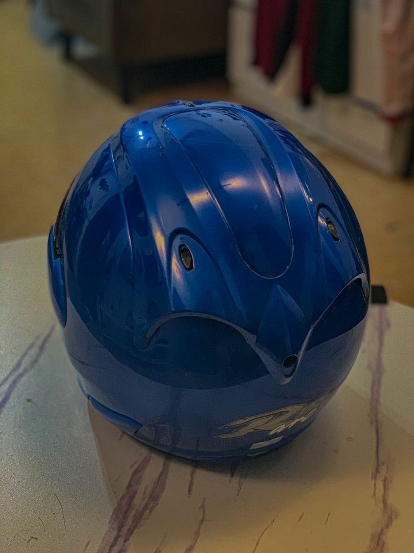 Helmets arc blue color, Auto Accessories on Carousell