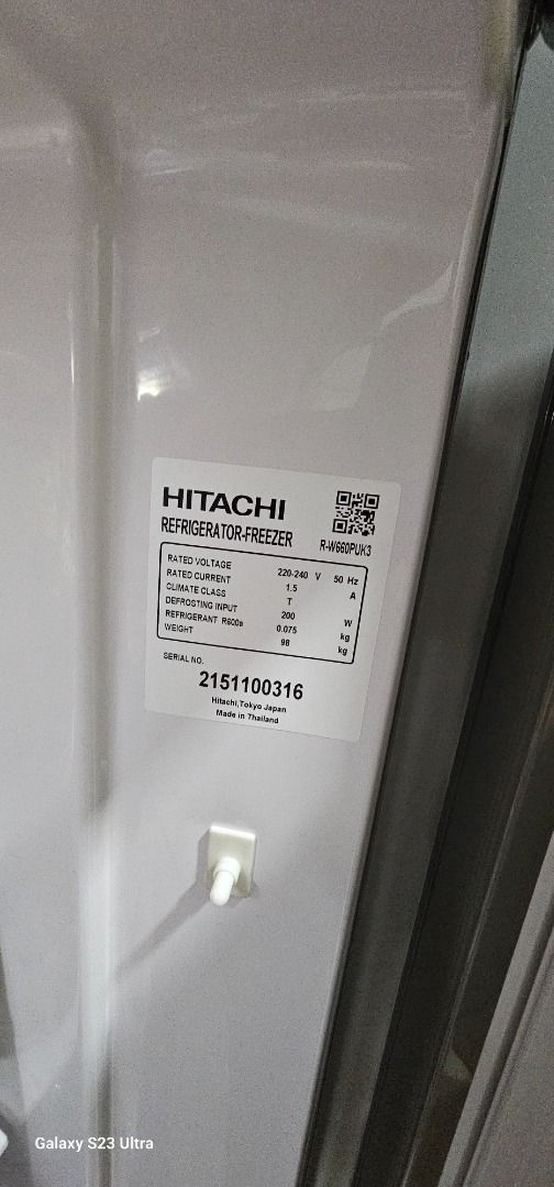Hitachi Fridge freezer 660 lt with inbuilt water dispensor, TV & Home ...
