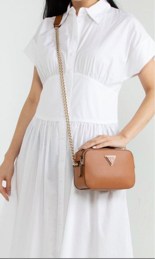 hnm dress white putih, Fesyen Wanita, Pakaian Wanita, Gaun & Rok di ...