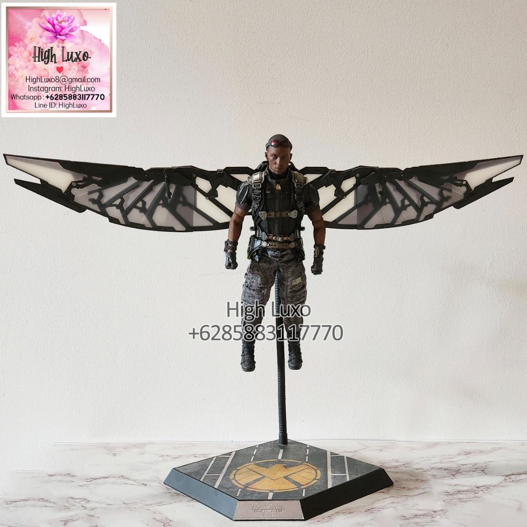 Hot Toys Falcon Captain America The Winter Soldier 1/6 BIB MARVEL Scale ...