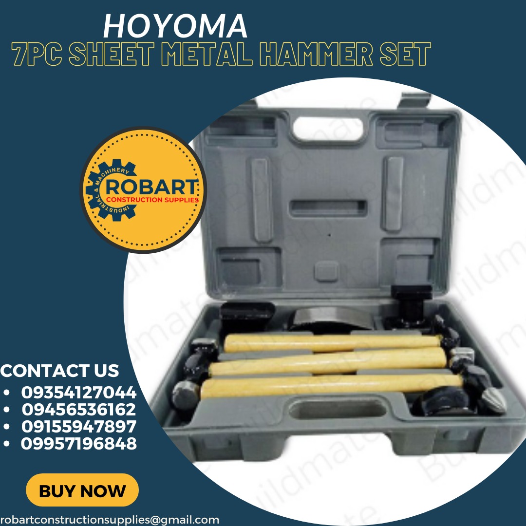 HOYOMA 7PC SHEET METAL HAMMER SET, Commercial & Industrial ...