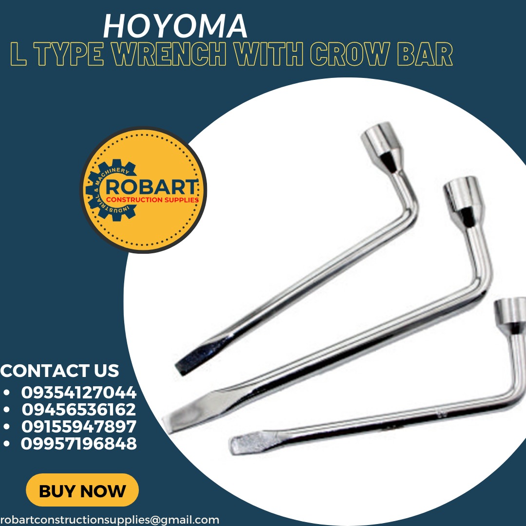 HOYOMA L TYPE WRENCH WITH CROW BAR on Carousell