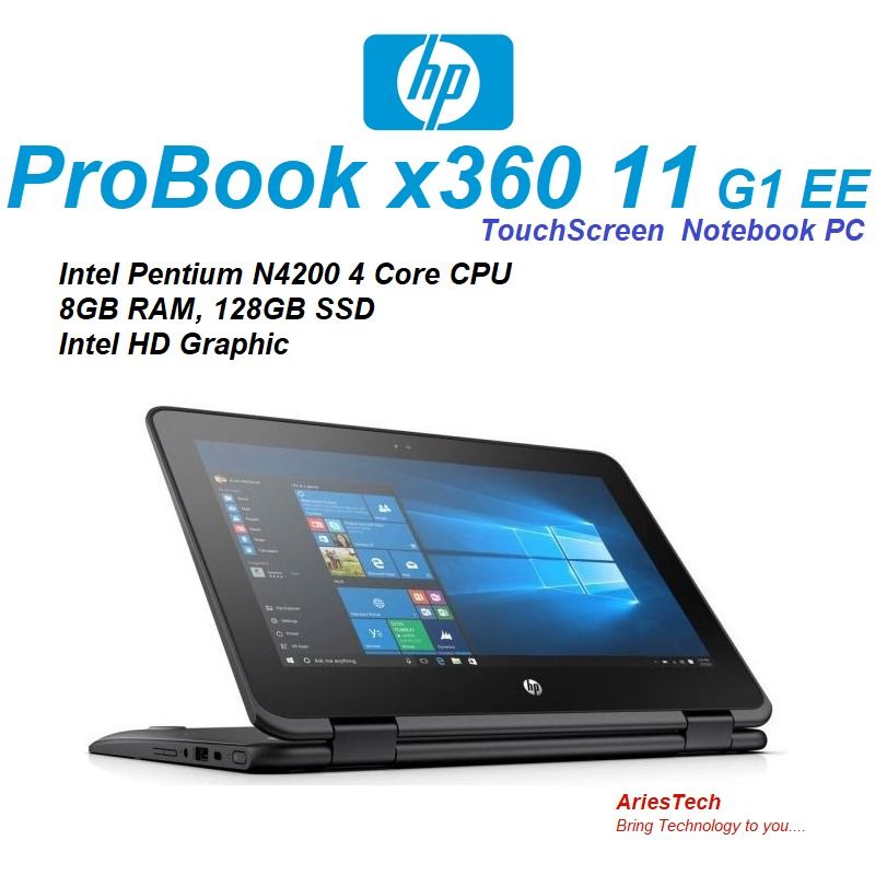HP ProBook X360 11 G1 EE TouchScreen NoteBook PC, Computers & Tech, Laptops & Notebooks on Carousell