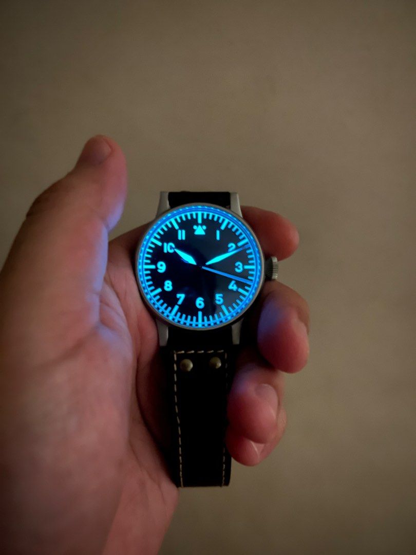 Hruodland Flieger Pilot Watch Type A, Men's Fashion, Watches ...