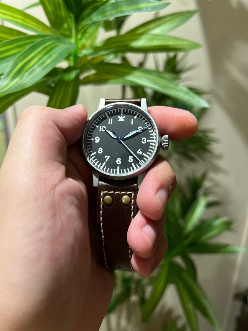 Hruodland Flieger Pilot Watch Type A, Men's Fashion, Watches ...