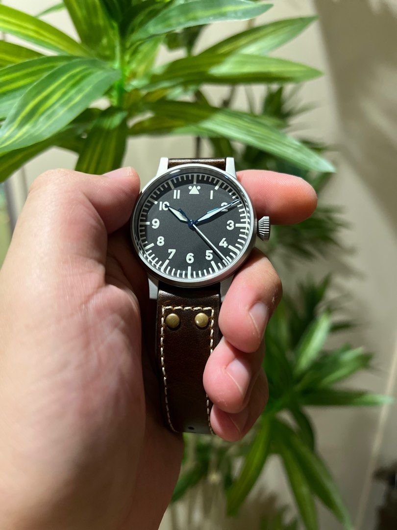 Hruodland Flieger Pilot Watch Type A, Men's Fashion, Watches ...