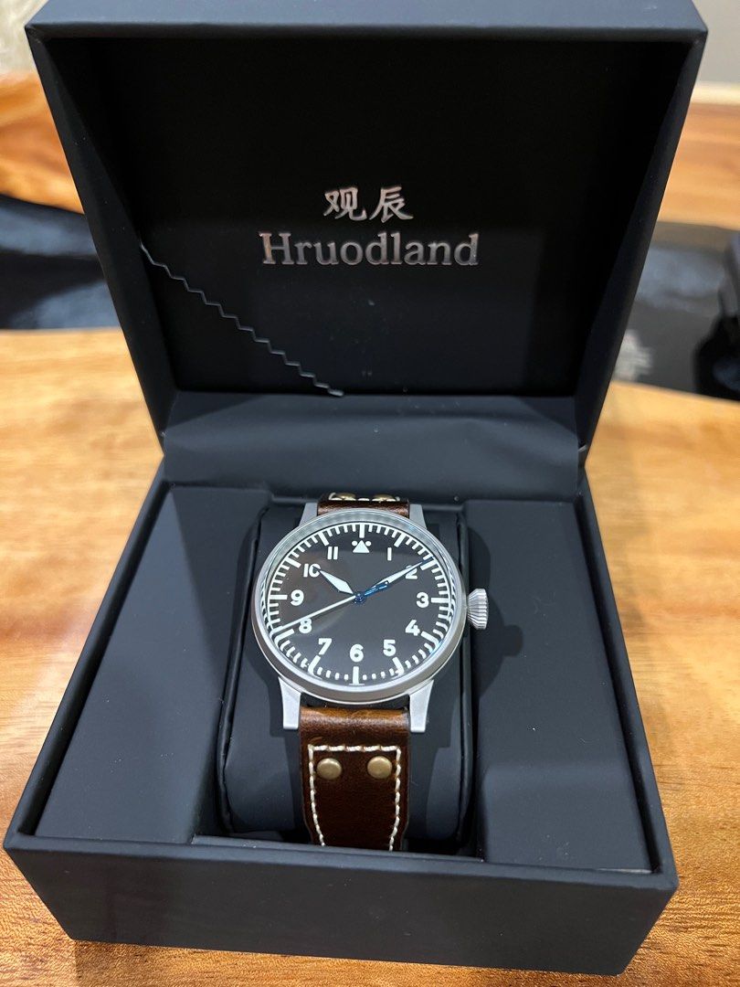 Hruodland Flieger Pilot Watch Type A, Men's Fashion, Watches ...