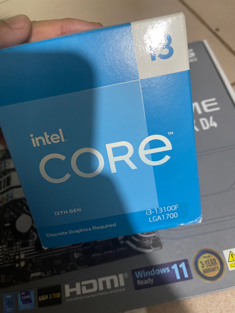 I3 13100F, Asus h610m, Coolman Ruby case, 1tb hdd, 256 ssd, Computers ...