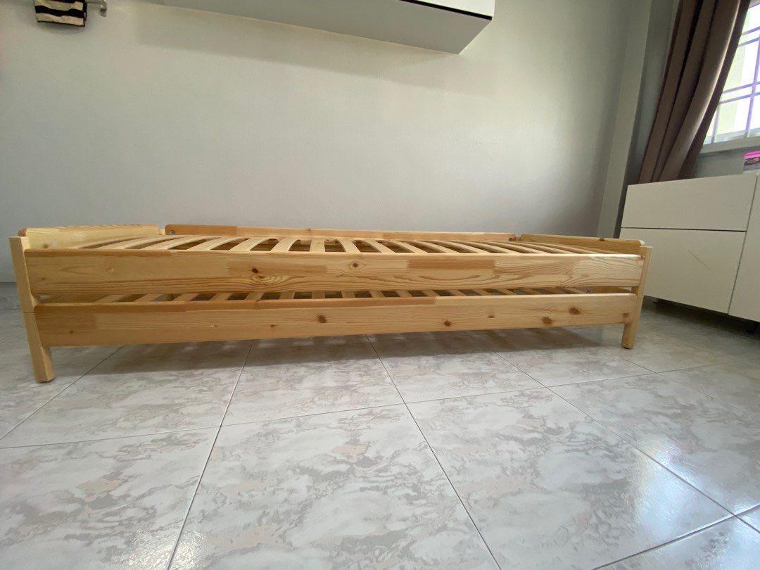IKEA UTACKER Stackable Bed (2 single frames), Furniture & Home Living ...