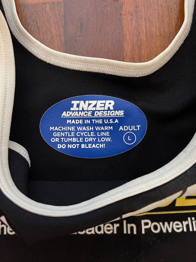 INZER Singlet (L), Sports Equipment, Other Sports Equipment and ...