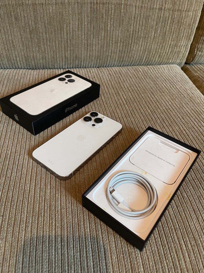 iphone 13 pro 128gb ex ibox resmi silver, Telepon Seluler & Tablet ...