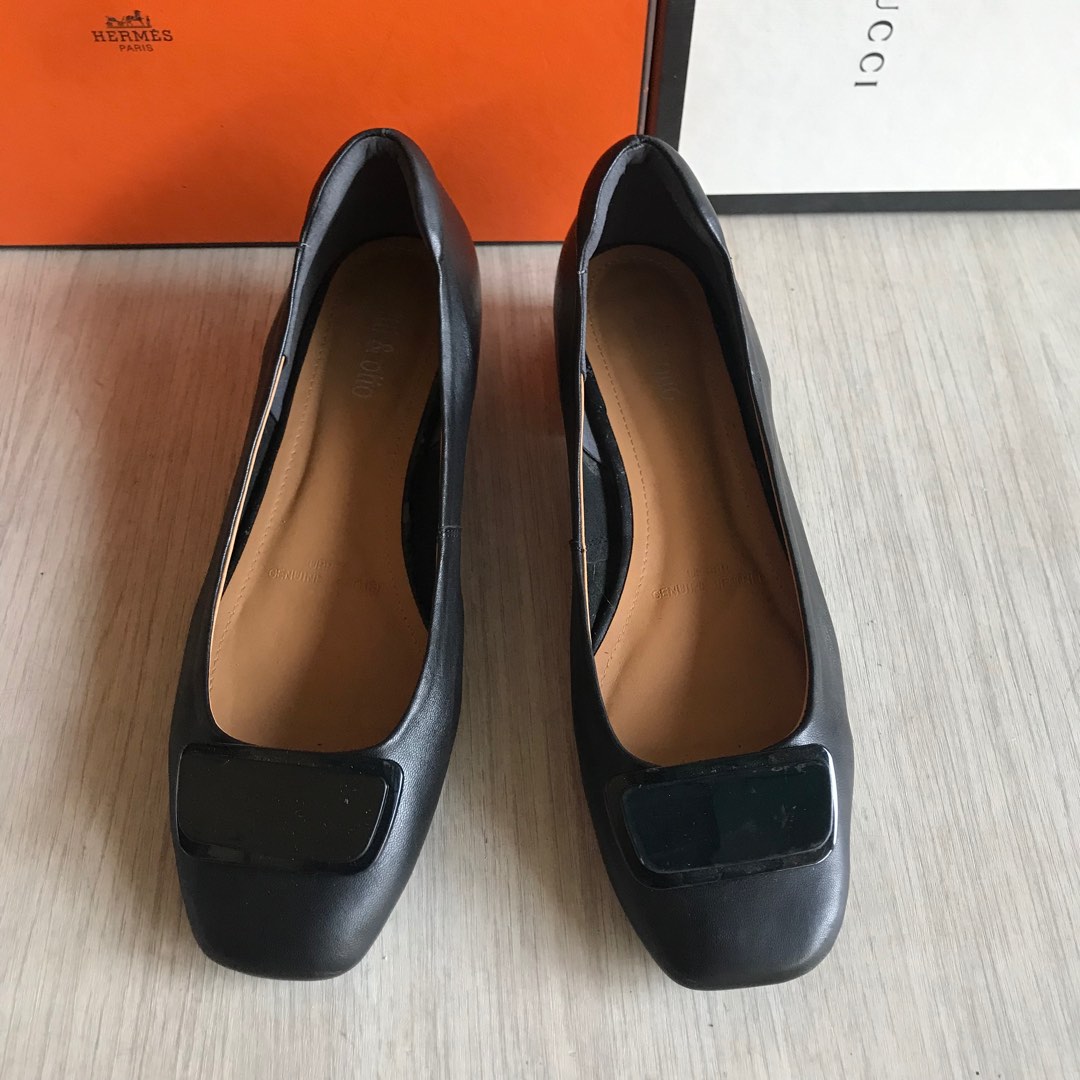 Itti otto “ Authentic “ pump black shoes size 36, Fesyen Wanita, Sepatu ...