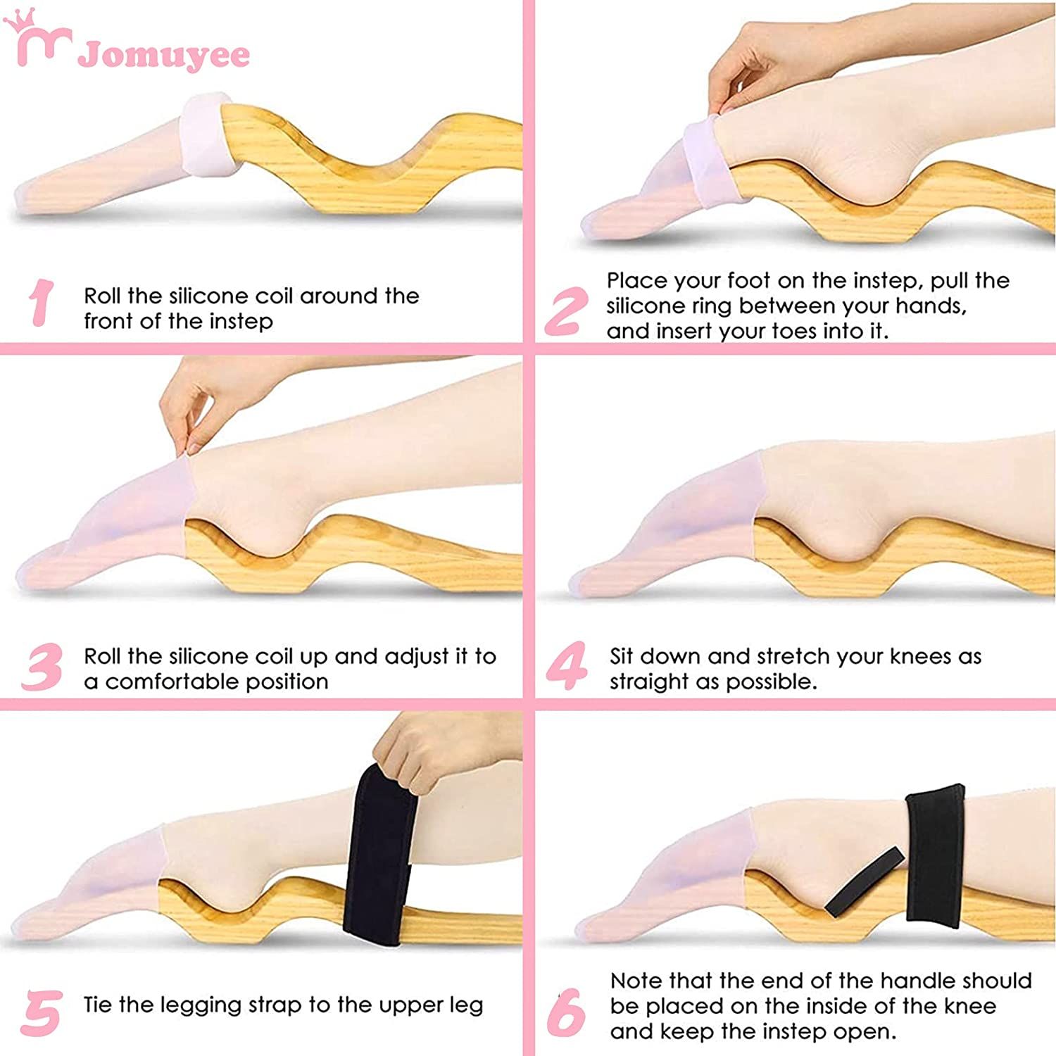 Jomuyee Ballet Foot Stretcher Set Original Pine Dance Feet Arch ...